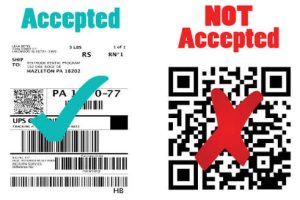 Amazon returns, how to replace Amazon QR code with a label